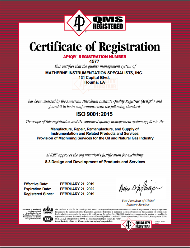 Matherne Oilfield Instrumentation, Electronic Rig Monitoring Systems ...